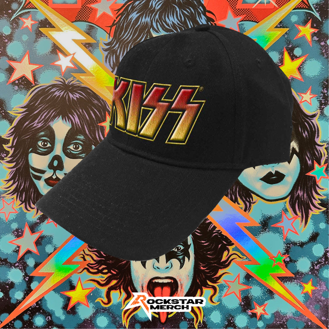 KISS Band Logo Cap - Classic Rock Style – Rockstar Merch
